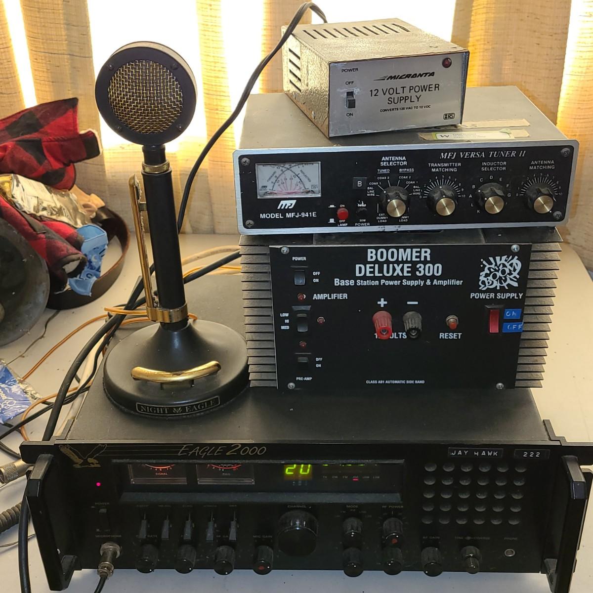 Lot 400: Eagle Ham Radio & Boomer Deluxe 300 | EstateSales.org