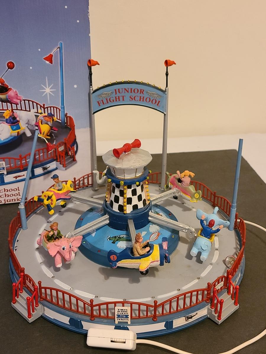 Lot 73: Rare Lemax Junior Flight School | EstateSales.org