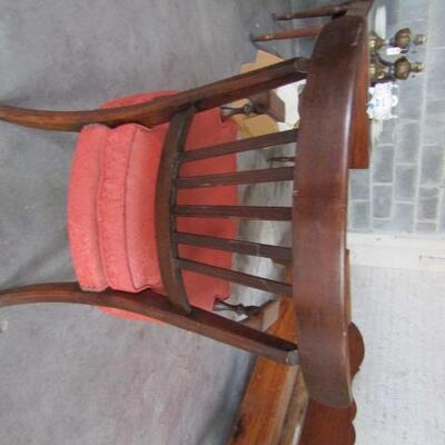 Wood Frame Chair LOC | EstateSales.org