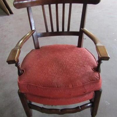 Wood Frame Chair LOC | EstateSales.org