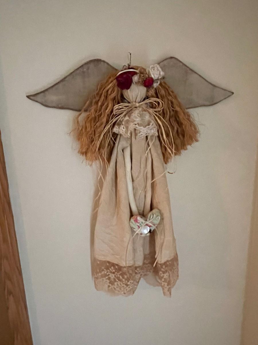 Country Angel wall decor / hand crafted | EstateSales.org