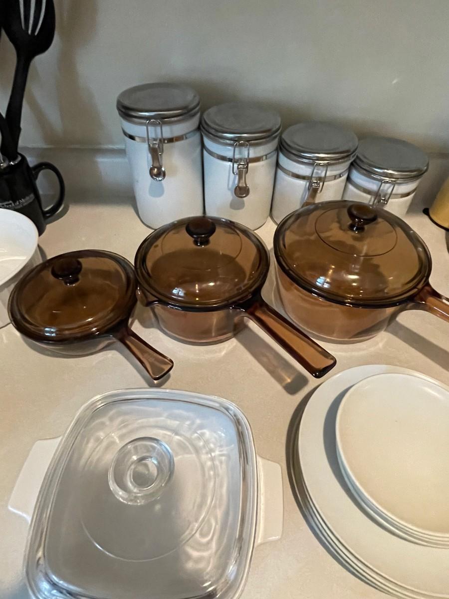 3 piece Vision ware cook set | EstateSales.org