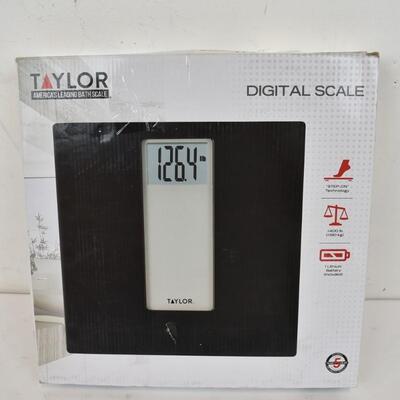 Taylor Bathroom Scale. Works. Needs Batteries | EstateSales.org