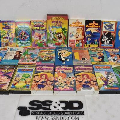 25 Cartoons on VHS: 50 Classic Cartoons -to- Looney Tunes TAZ ...