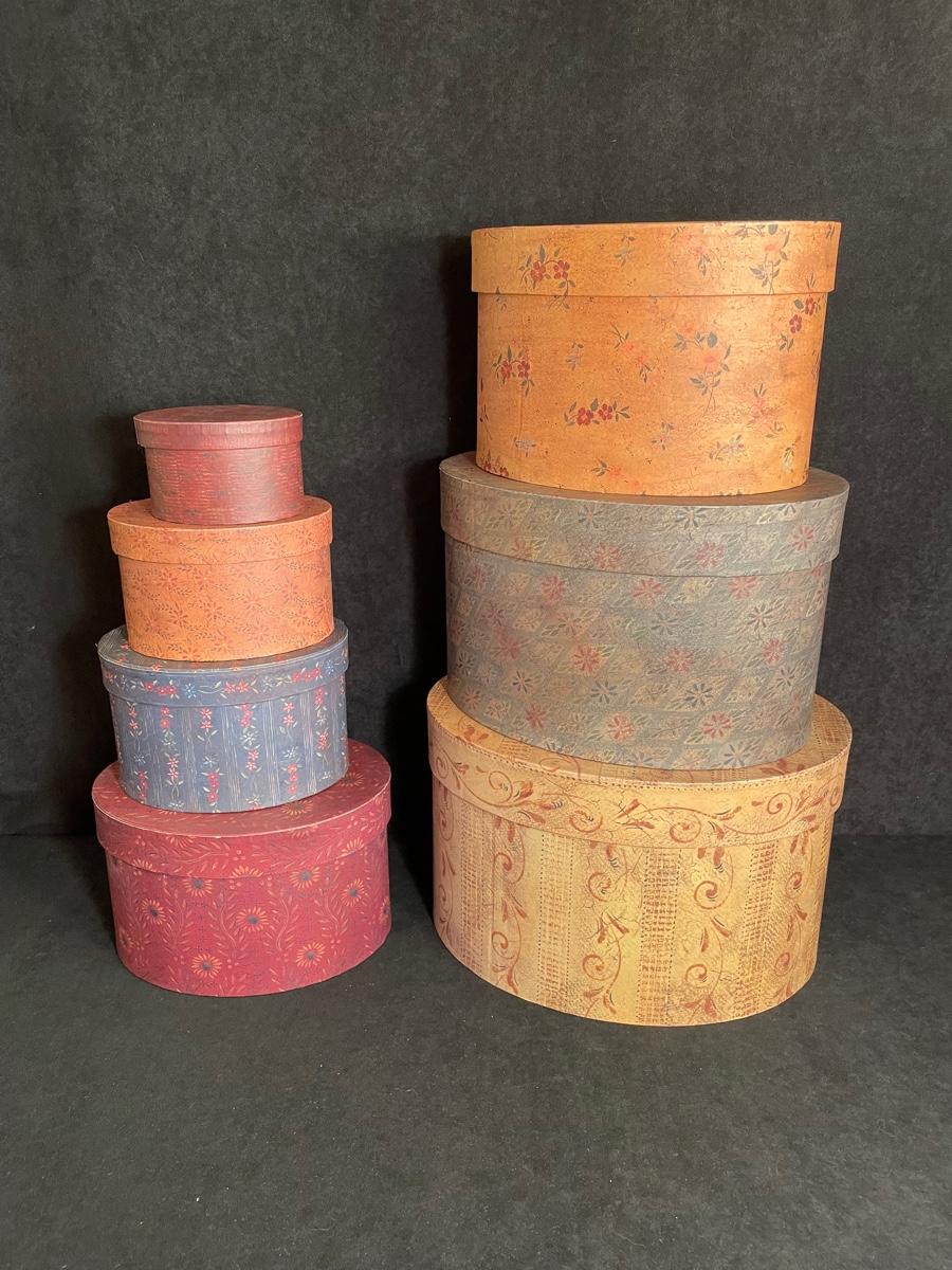 Lot 12 Set of Oval Nesting Boxes | EstateSales.org