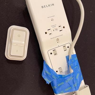 #597 Belkin Power Strip with Blue Tooth Remote Switch | EstateSales.org