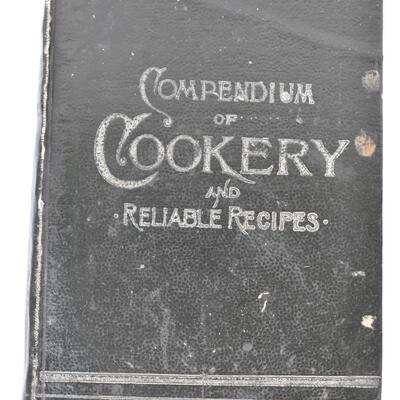 Antique Cook Book, Compendium of Cooking and Reliable Recipes ...