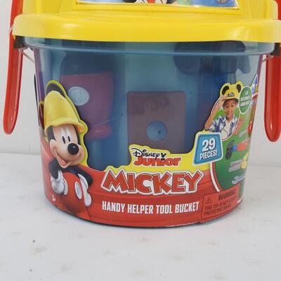 Mickey Mouse Handy Helper Tool Bucket Toy Set - New | EstateSales.org