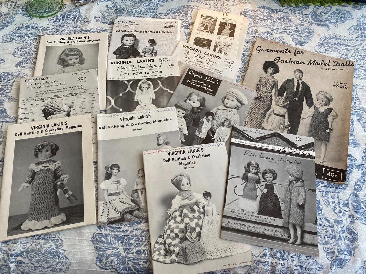 11 Vintage Doll Knitting and Crocheting Magazines | EstateSales.org