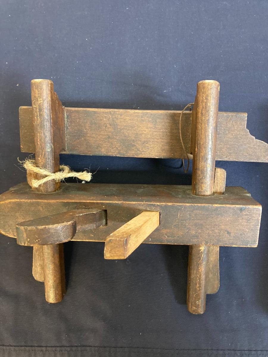 Antique wood working router. | EstateSales.org