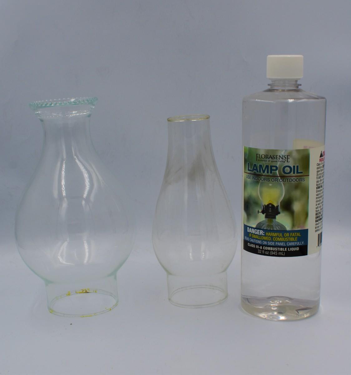 Oil Lamp Globe | EstateSales.org