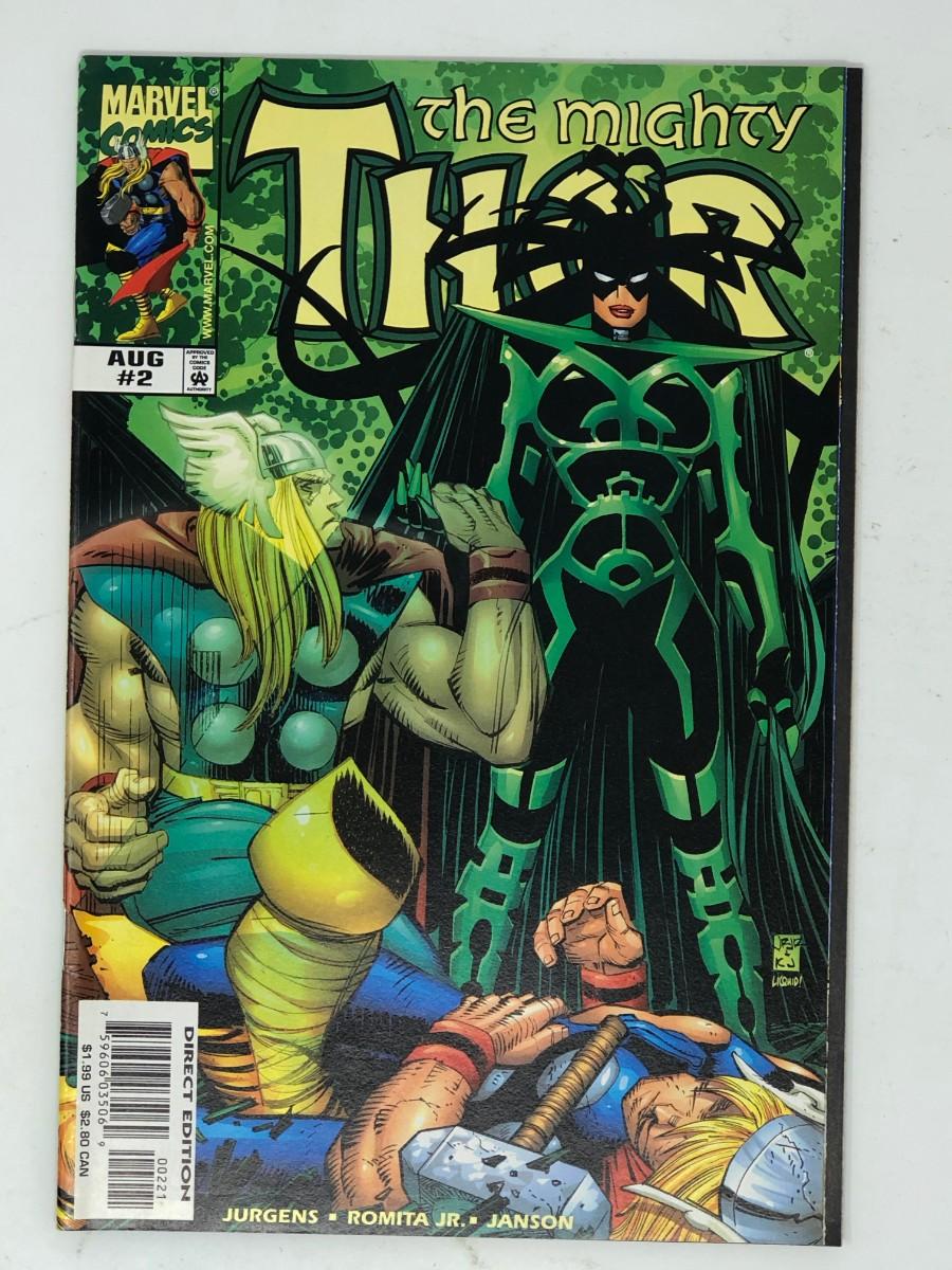 MARVEL / THE Mighty THOR / # 2 pink cover aug 1998 | EstateSales.org