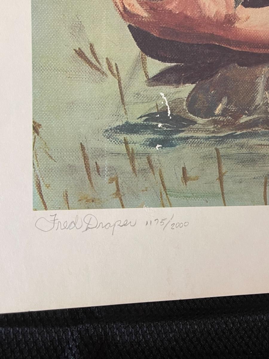 Fred Draper signed and Numbered print “End of the Patrol” - Lot029 ...