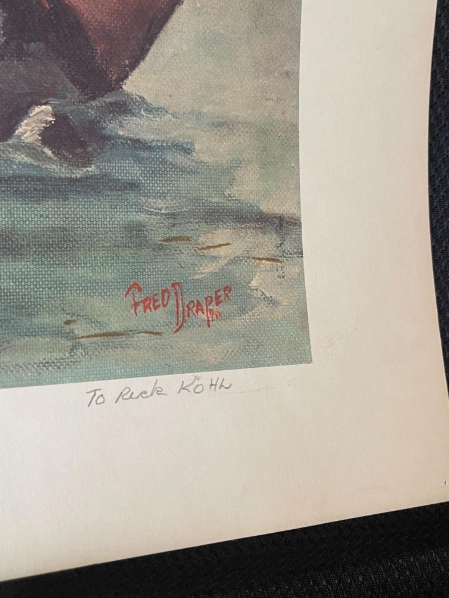 Fred Draper signed and Numbered print “End of the Patrol” - Lot029 ...