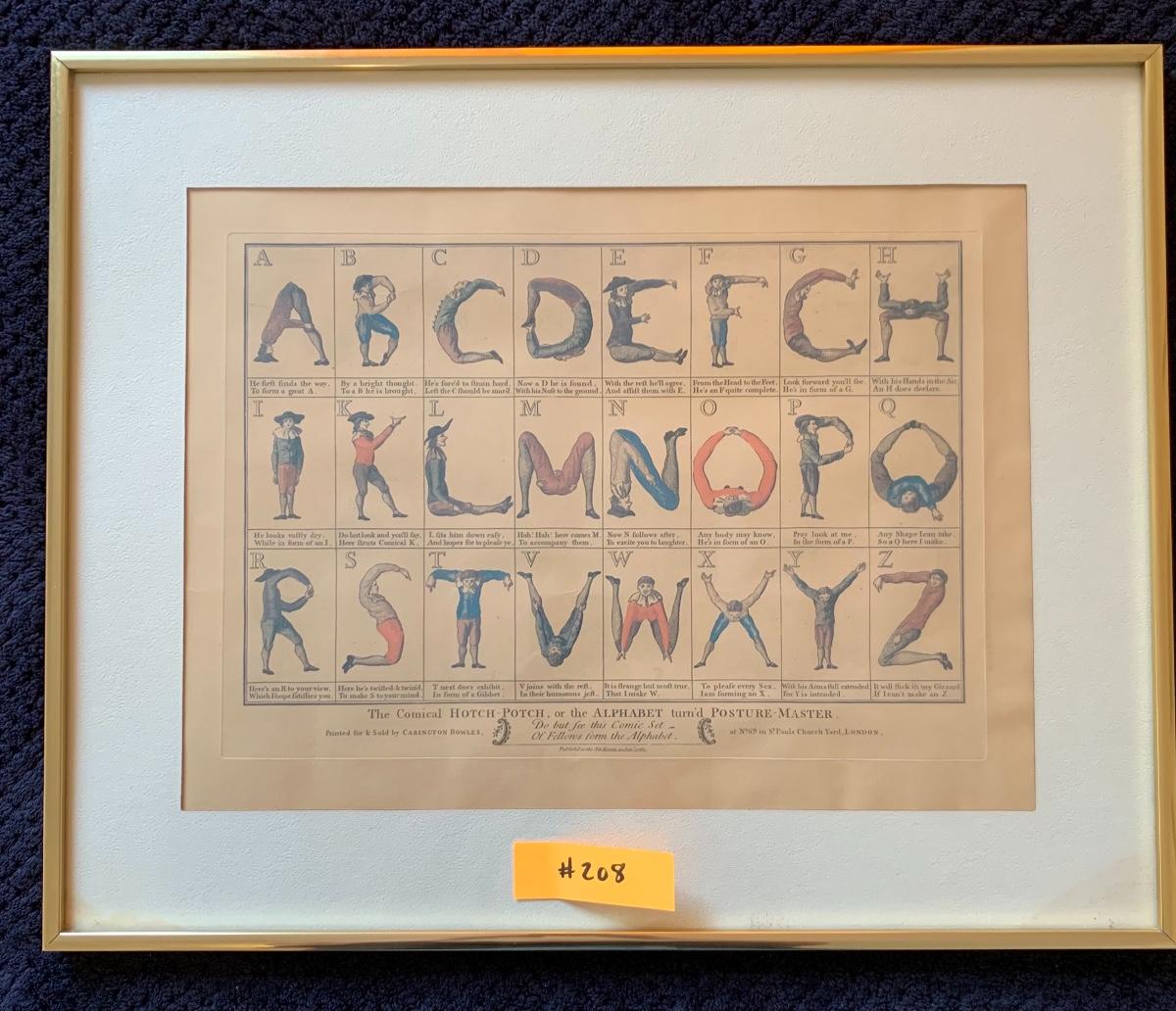Hotch Potch Posture Master Alphabet Print Item 208