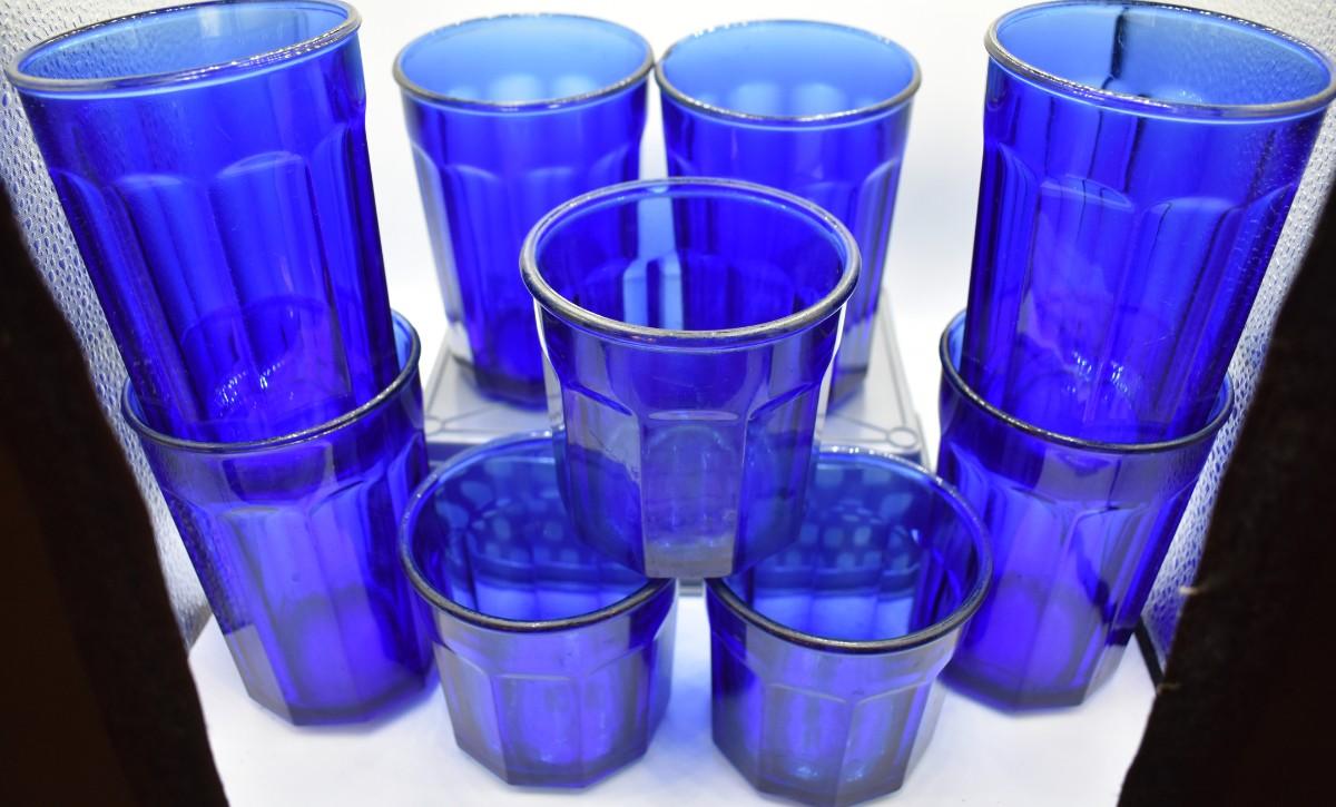 Blue Drinking Glasses #34 | EstateSales.org