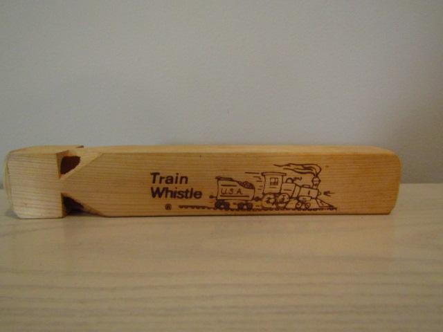 Wooden Train Whistle | EstateSales.org
