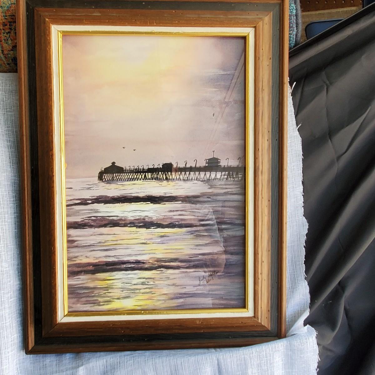 Hometown Pier buy California Artist Judy Noble, signed by Artist ...
