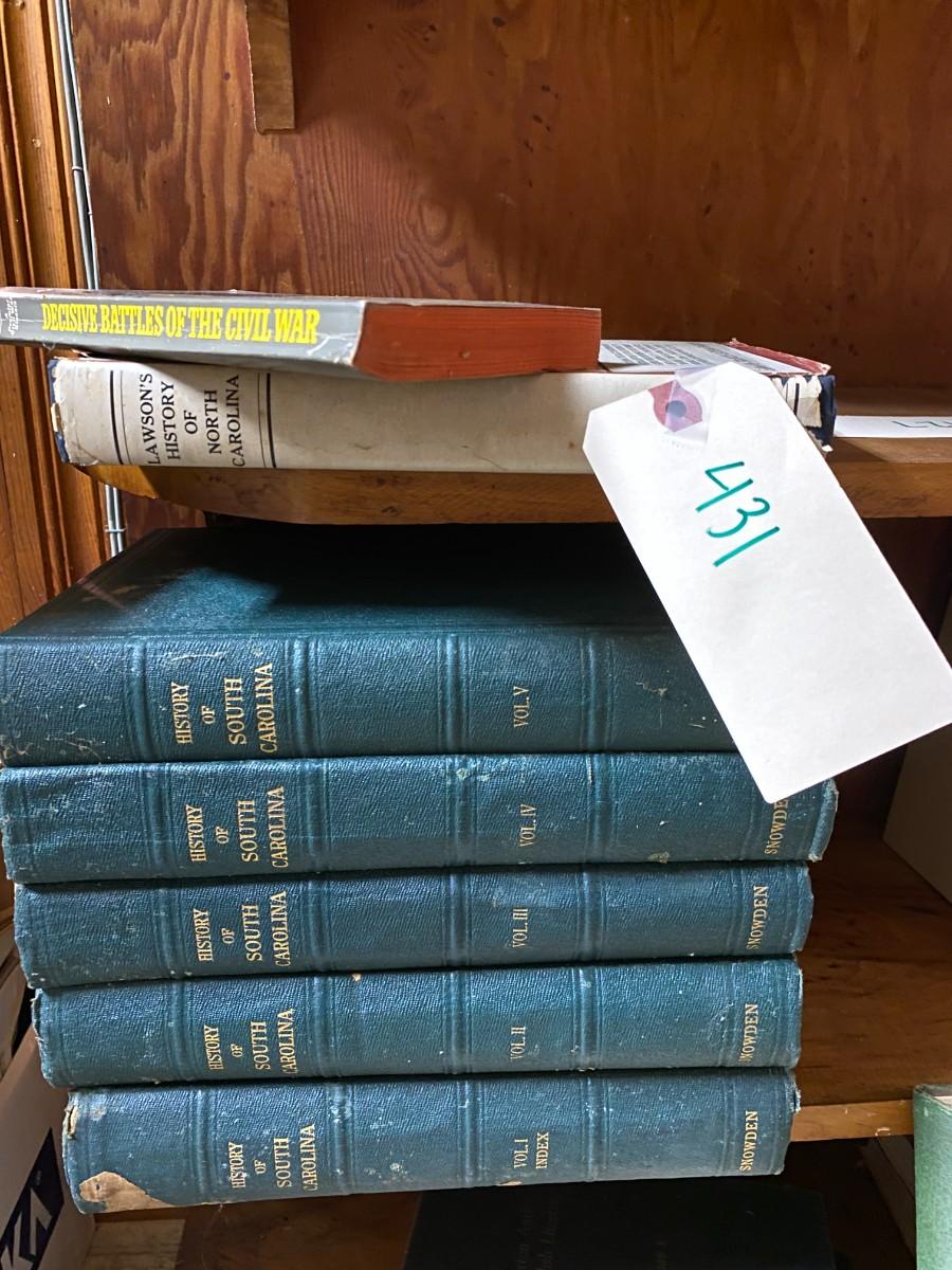 History of SC 5 Volume Book Set and More | EstateSales.org