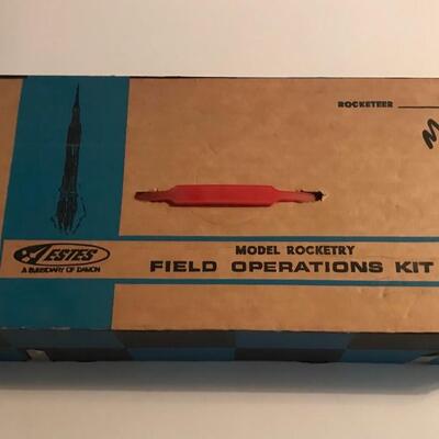 Lot 163: Vintage Model Rocketry Field Operations Kit Box With Rocket ...