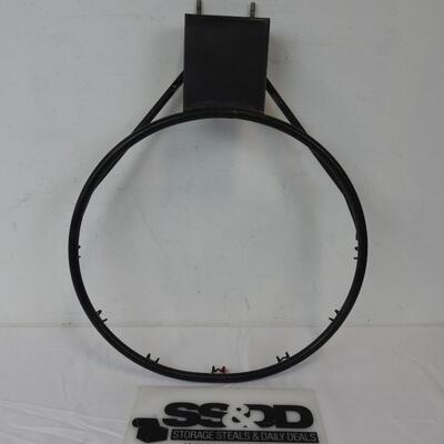 Black Metal Basketball Hoop (no net) | EstateSales.org