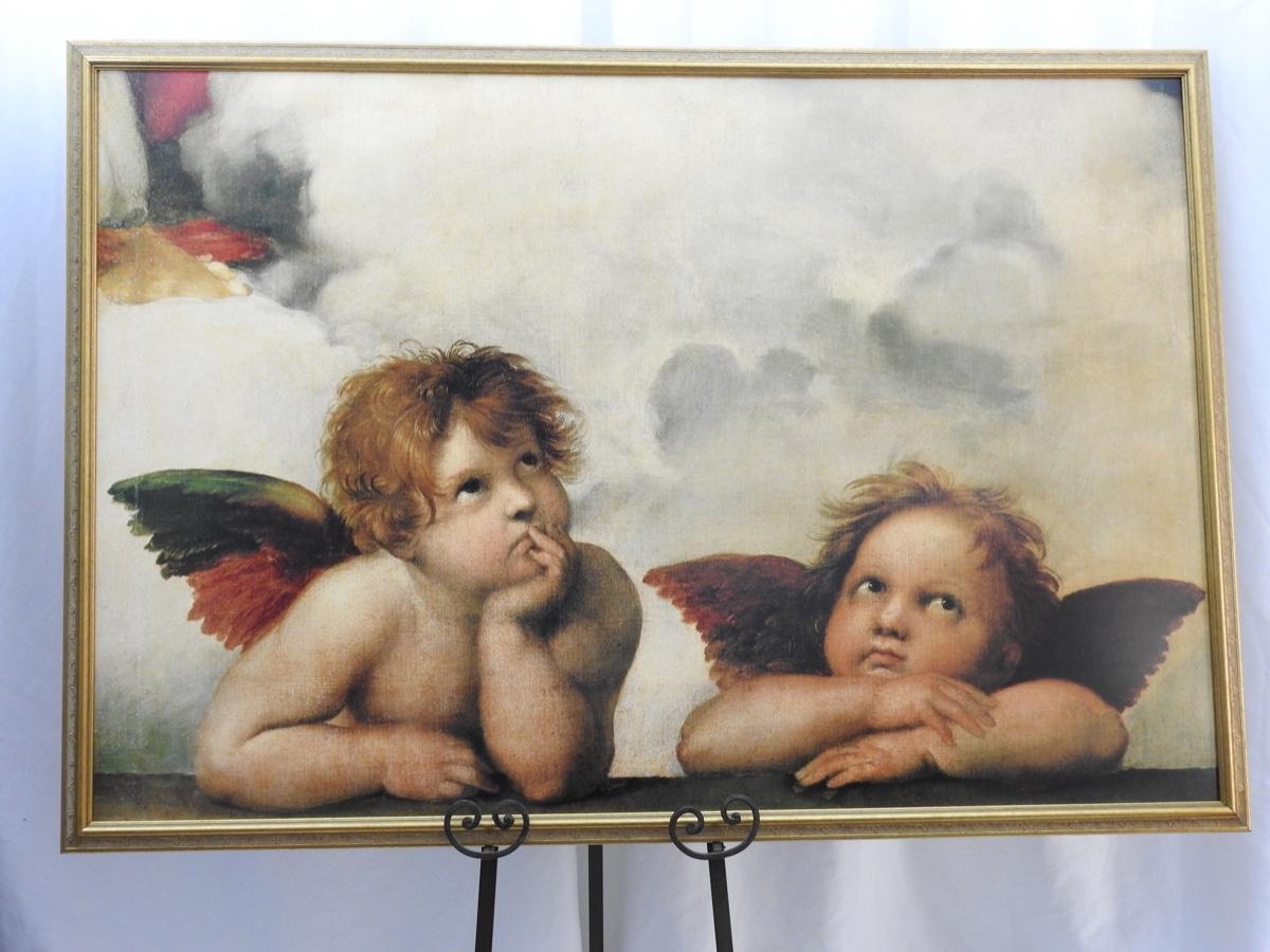 Large Cherub Print | EstateSales.org