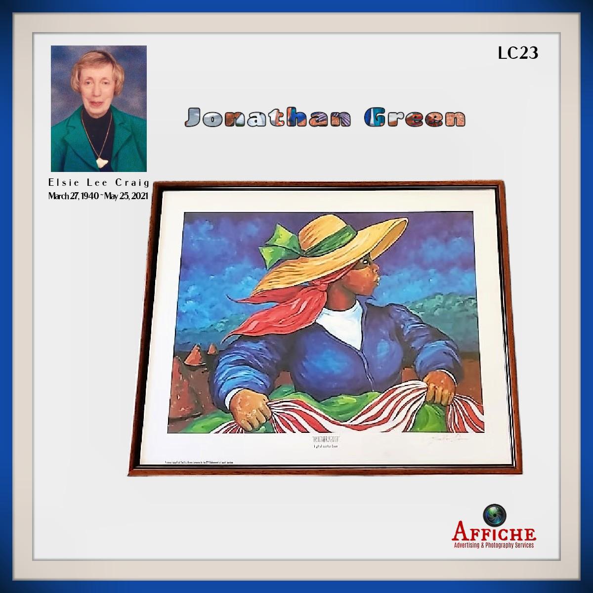 SIGNED JONATHAN GREEN LIMITED EDITION FRAMED POSTER - DISCOVERY 2000 ...