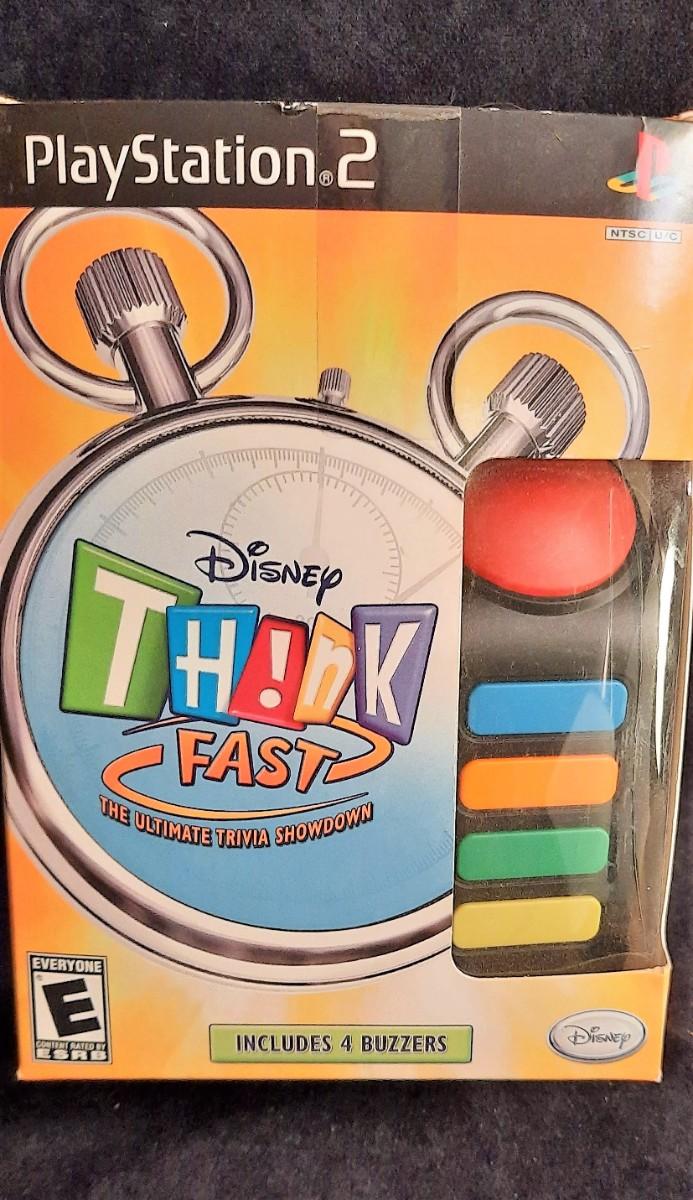 Lot 351 Play Station 2 Disney Think Fast The Ultimate Showdown ...