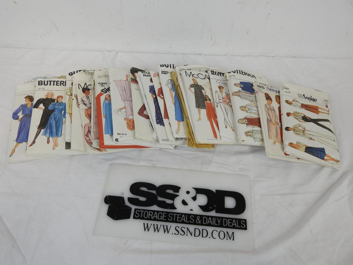 19 Sewing Patterns by Vogue, Butterick, McCall's, Simplicity ...