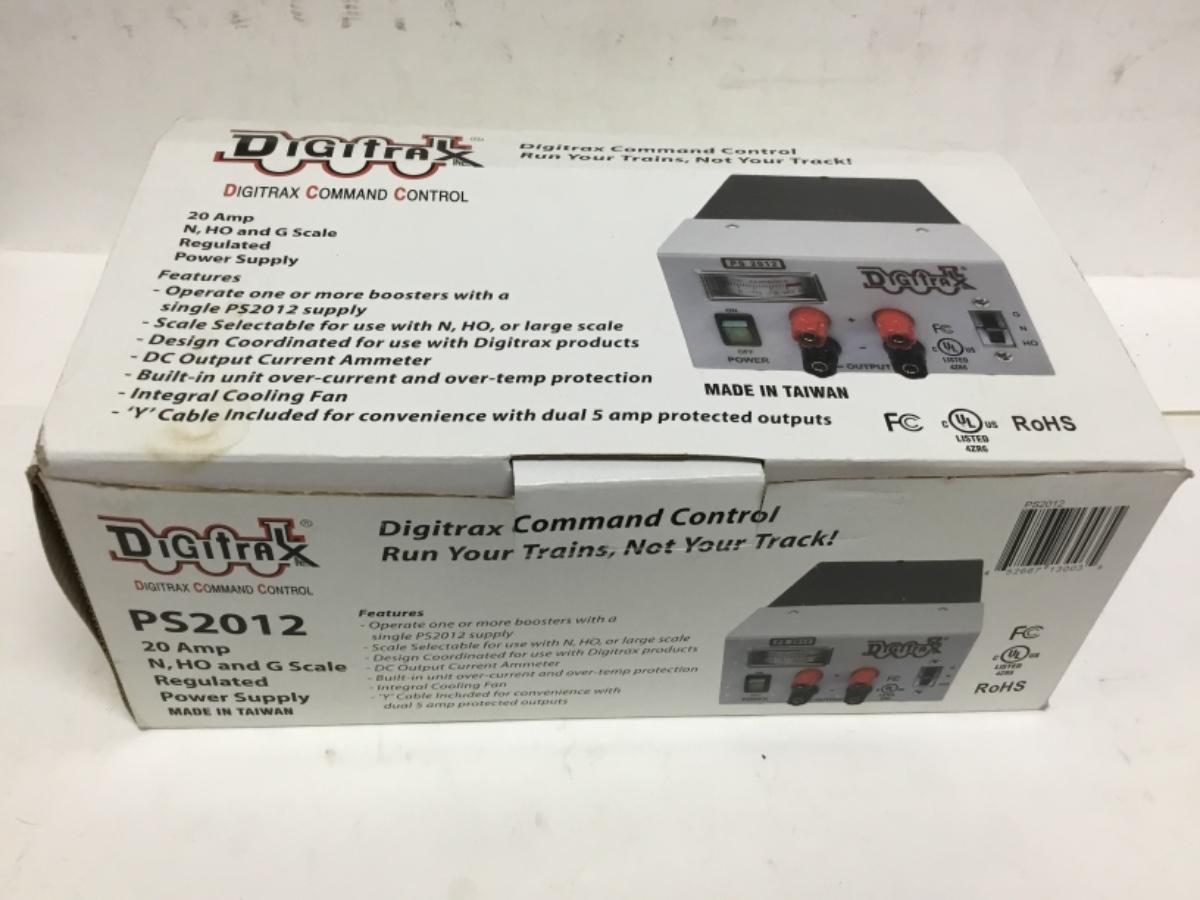 Digitrax Model Train Command Control Station Regulated Power Supply Box ...