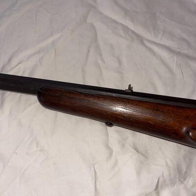 H965 Belgian H. Pieper 22 Caliber Single Shot Rifle | EstateSales.org