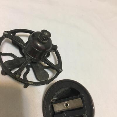 Vintage Fan Pencil Pencil Sharpener Made In Hong Kong Blades Spin A1 ...