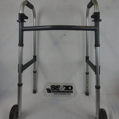 Invacare Corporation Invacare Dual Release Paddle Walker with 5" Fixed ...
