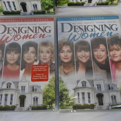 Designing Women DVD: Seasons 1/2/4 open. (No S3) 5, 6, & Final Sealed ...