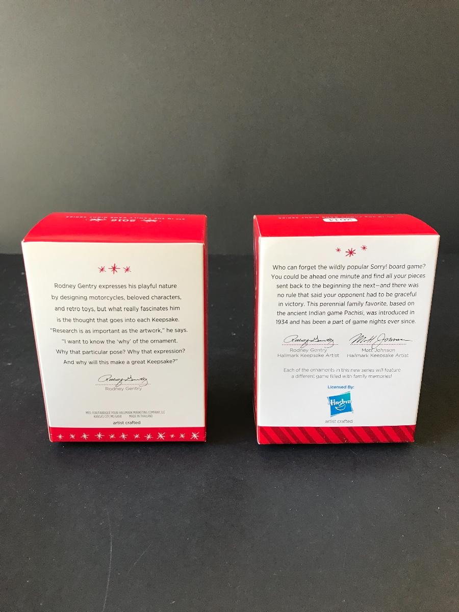 Lot 463: Gaming Hallmark Christmas Ornaments - Wheel Of Fortune, Board ...