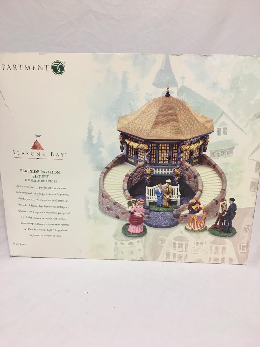 Dept. 56 PARKSIDE PAVILION Seasons Bay # 56.53412 Christmas Village ...