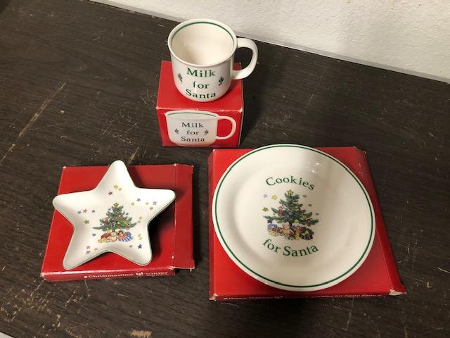 Spode Cookies and Milk for Santa | EstateSales.org