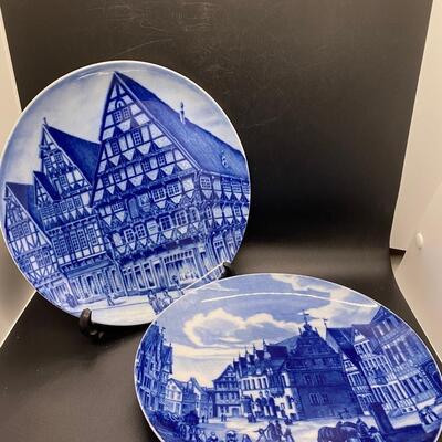 Vintage Furstenberg West Germany Scenic Town Images Collector Plates ...