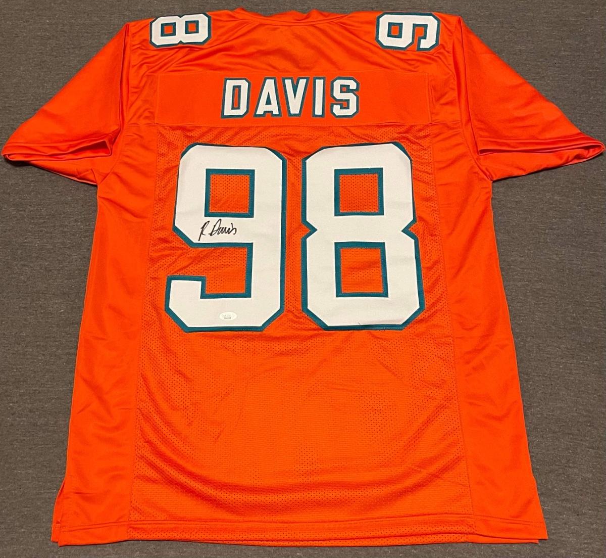 Miami Dolphins Raquan Davis signed Jersey | EstateSales.org
