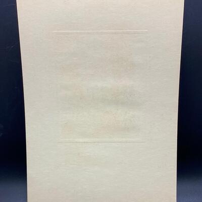 Vintage Unframed Etching by William A Eskey Desert Palm | EstateSales.org