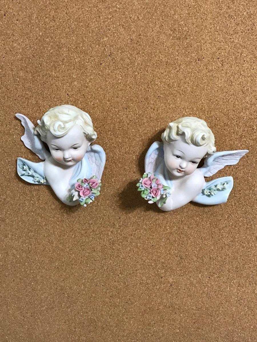 Pair Vintage Lefton Cherubs | EstateSales.org