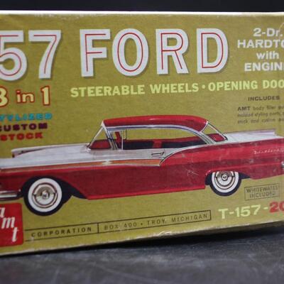 Vintage AMT Trophy Series '57 Ford 3 in 1 Model Car Kit | EstateSales.org