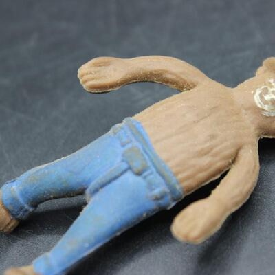 Vintage Miniature Smokey the Bear Bendable Rubber Figure | EstateSales.org