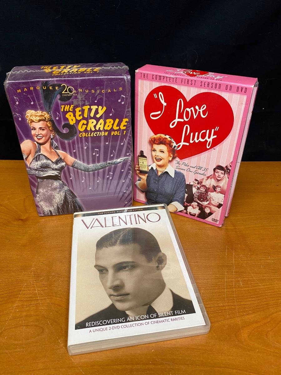 The Betty Grable Collection I Love Lucy Valentino DVD Lot | EstateSales.org