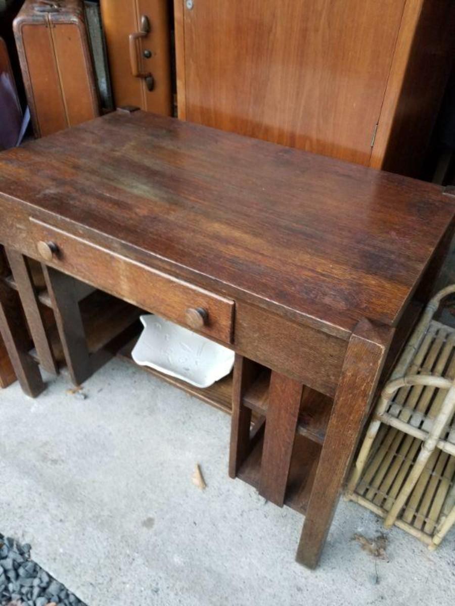 Vintage antique Mission desk | EstateSales.org