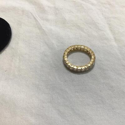 DAC Stamp Ring with stones | EstateSales.org