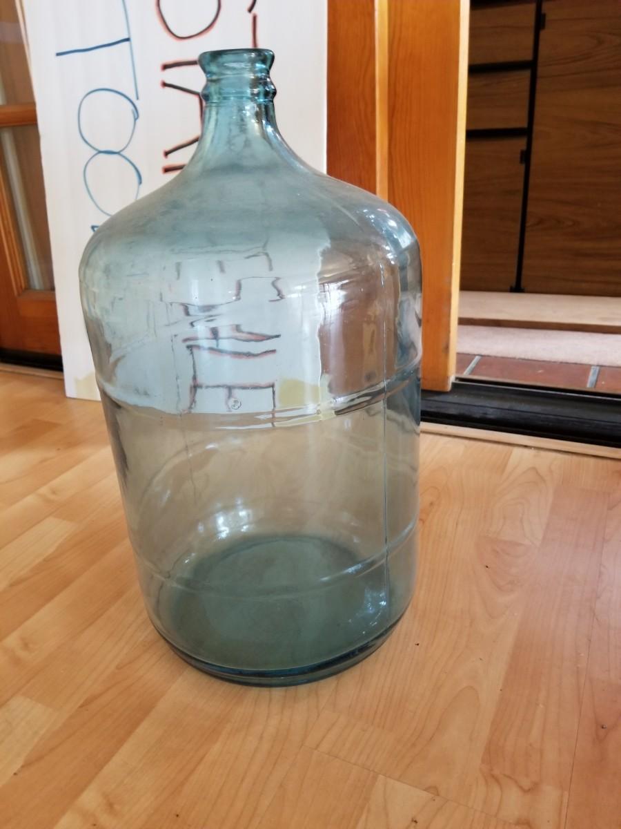 Vintage 5 gal glass water bottle | EstateSales.org