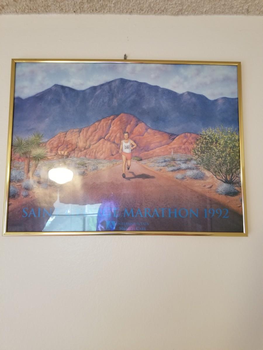 St George marathon artwork | EstateSales.org