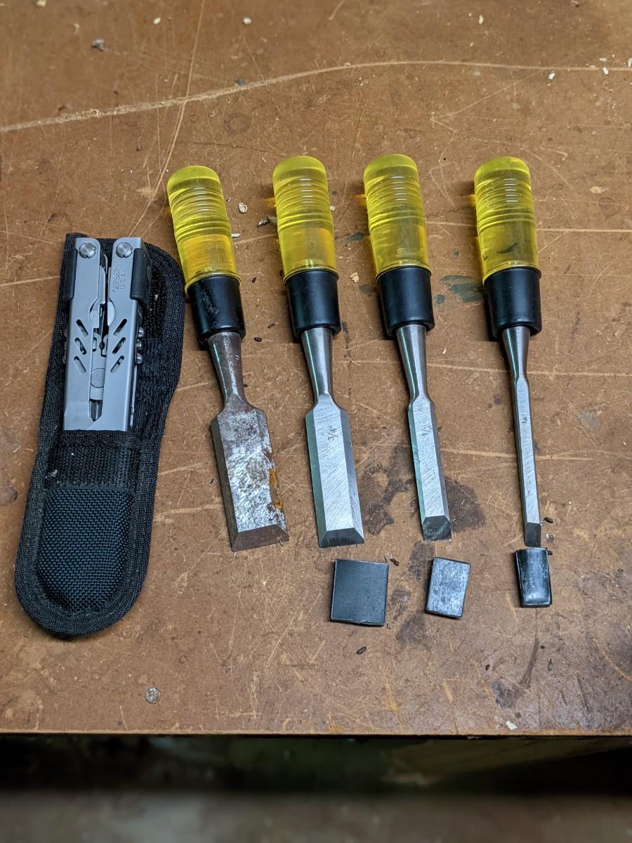 Nice Chisel Set and Gerber Multi Tool | EstateSales.org