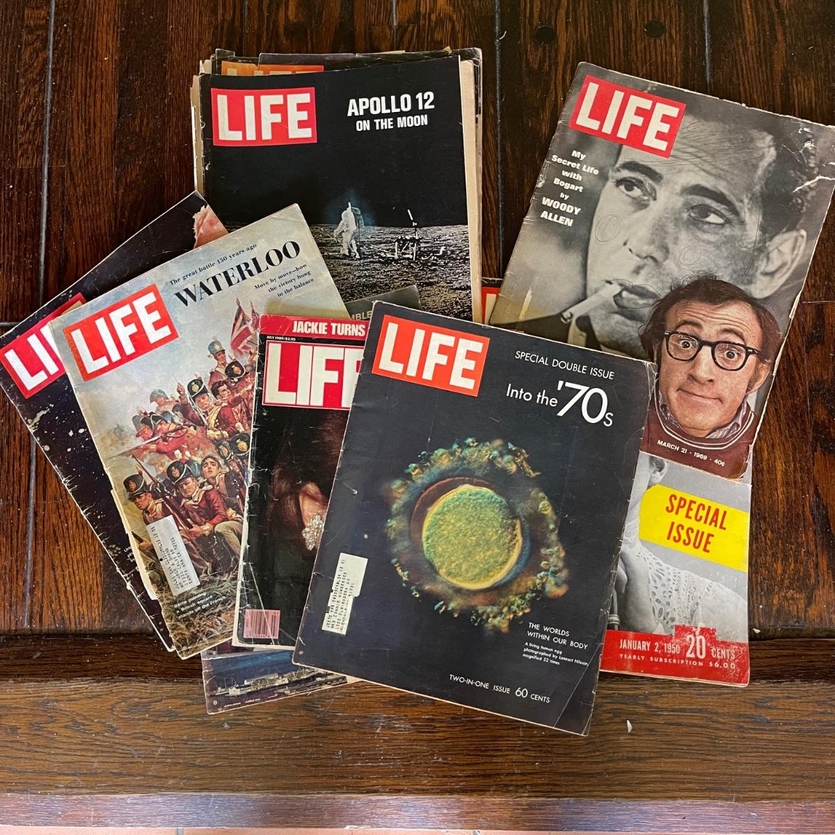 Lot 369 Vintage Life Magazines | EstateSales.org